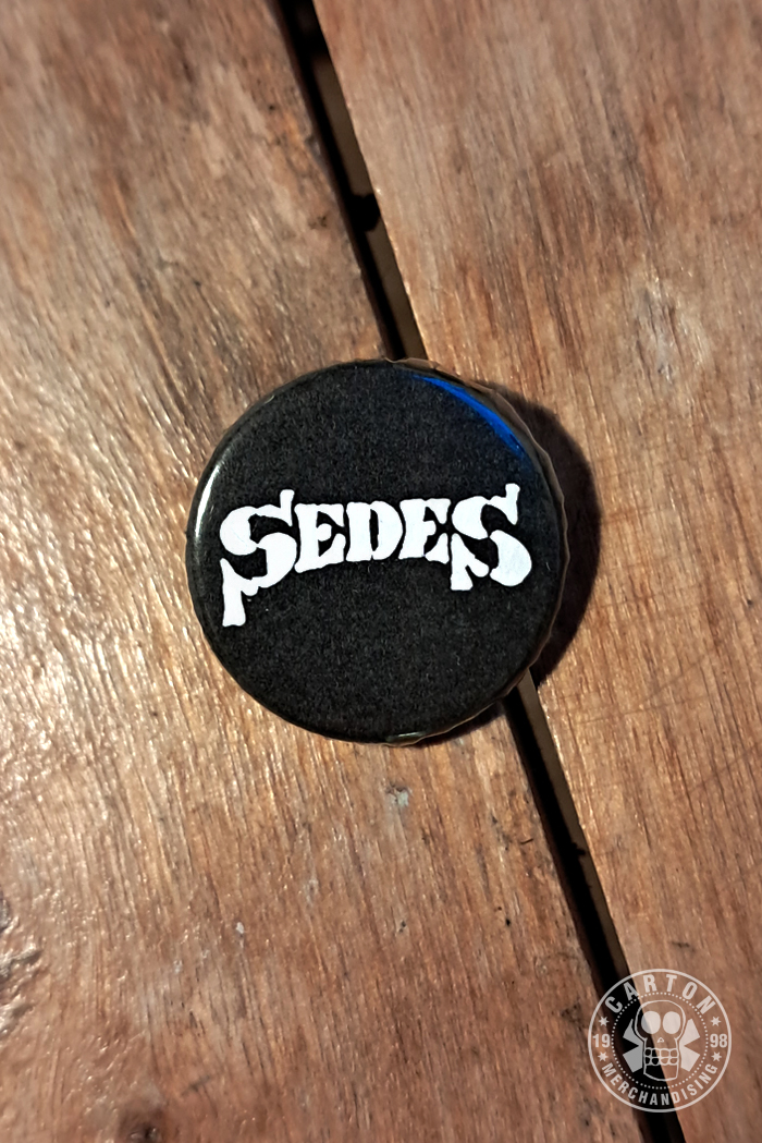 Przypinka SEDES - LOGO white | sklep Carton.pl
