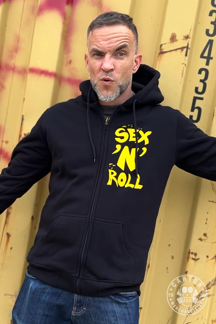 Bluza z kapturem na zamek THE BILL - SEX'N'ROLL | sklep Carton.pl
