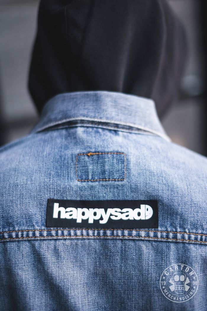 Naszywka HAPPYSAD - LOGO - carton.pl